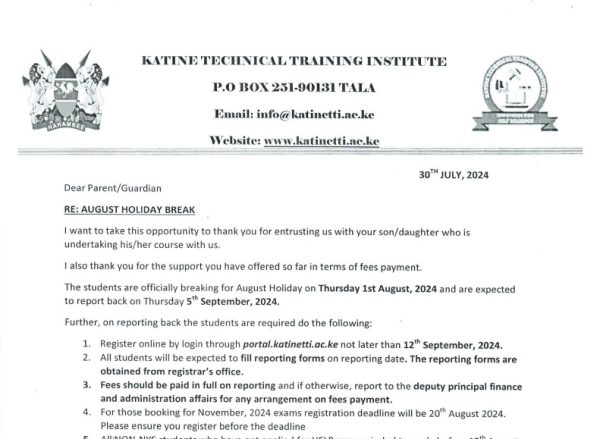 Katine Technical Training Institute – Transforming Potential into ...